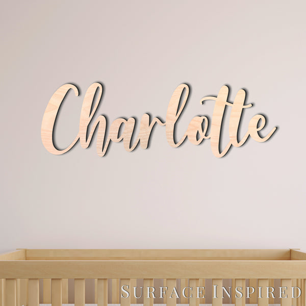 Wooden Name Signs Custom Wooden Letters Laser Cut Wooden Sign ...